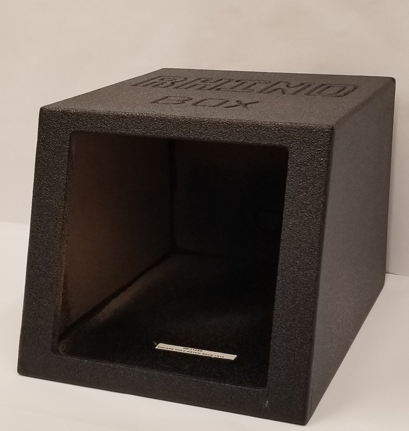 Hatch Back Square Hole 1x12" Poly Sub Box – My Store