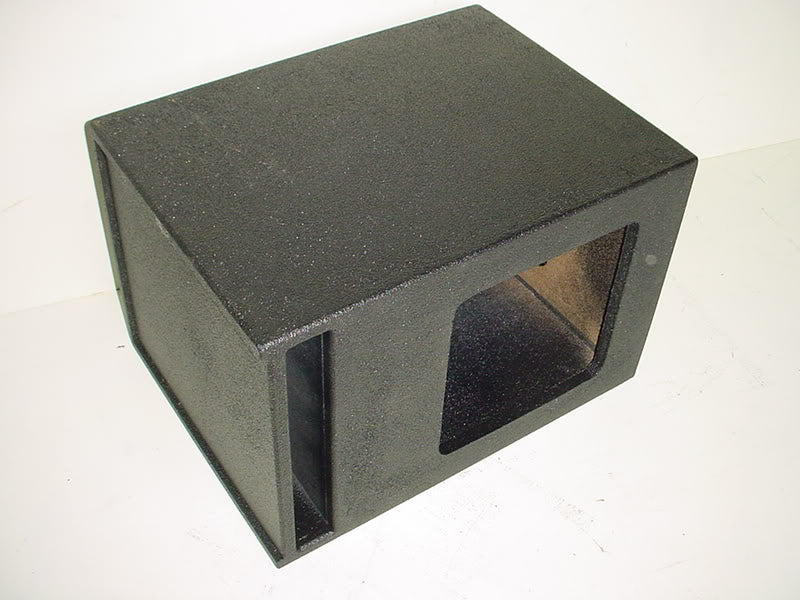 Horn Ported Square Hole Single 10'' Sub woofer Box Poly – My Store